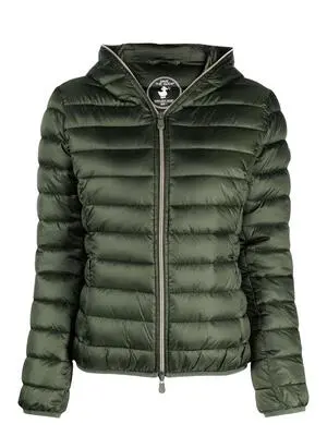 SAVE THE DUCK Padded Zip-Up Hooded Jacket