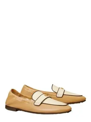 Tory Burch Ballet Loafer Cream/ginger Moose/coco