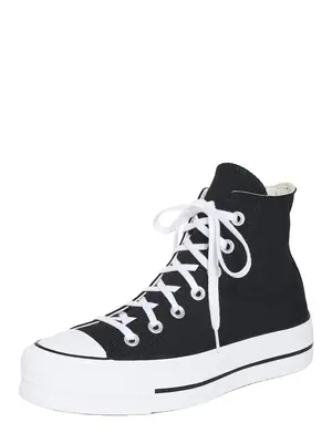 CONVERSE Chuck Taylor All Star Lift High Top Sneakers - Black/white/white