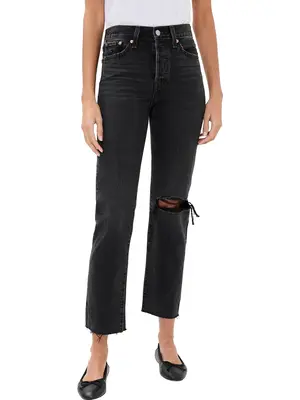 LEVI'S Wedgie Straight Leg Jeans After Sunset