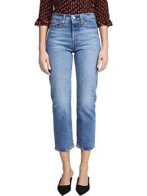 LEVI'S Wedgie Straight Leg Jeans Jive Sound