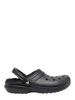 CROCS Classic Faux-fur Sandals - Black