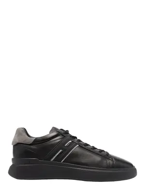 Hogan Low-top Lace-up Sneakers - Black
