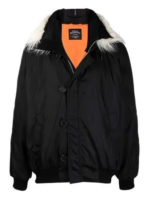 Stella McCartney Logo Embroidered Hooded Jacket - Black