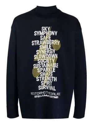 STELLA MCCARTNEY Stella McCartney "Restoring The Balance" Mock Neck Jumper