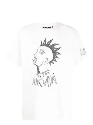 HACULLA. Hac Punk Cotton T-shirt - White