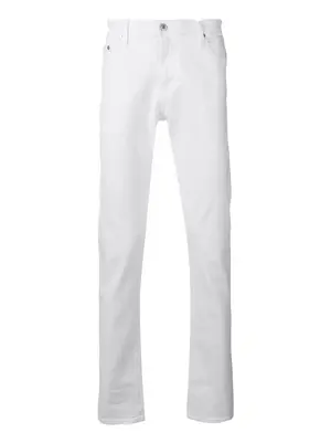 Ag Straight Leg Jeans - White