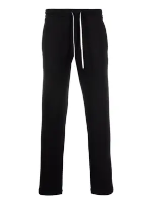 Emporio Armani Drawstring Logo-print Track Pants - Black