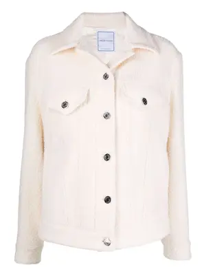 Jacob Cohen Textured Wool Jacket - Neutrals