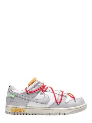 Nike X Off White Dunk Low Lot 6 Sneakers - White