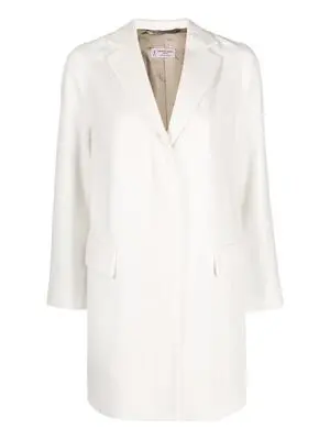 ALBERTO BIANI Alberto Biani Buttoned-Up Wool Coat