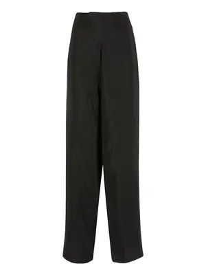 AMIR SLAMA Silk Palazzo Pants - Black