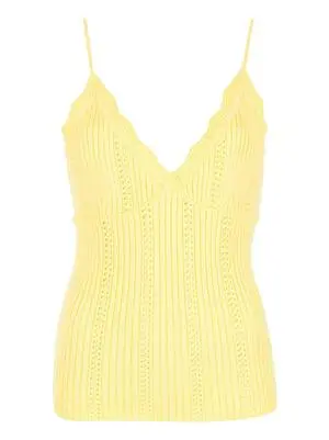 OLYMPIAH Alfredo Knitted Top - Yellow