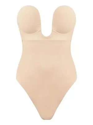 Fashion Forms U Plunge Stretch-jersey Bodysuit - Nude