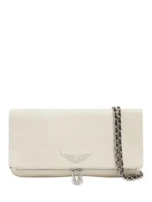 Zadig&Voltaire Rock Leather Clutch Bag - Flash
