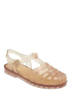 Melissa Possession Jelly Fisherman Sandal - Beige Glitter