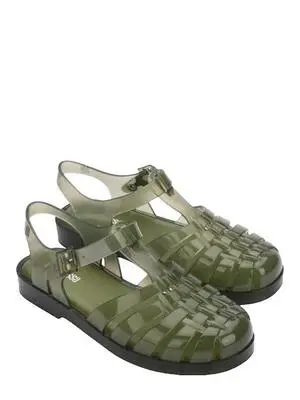 Melissa Melissa Possession Jelly Fisherman Sandal Transparent Green