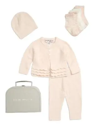 Barefoot Dreams Cozychic Lite Heirloom Cardigan Set - Pink