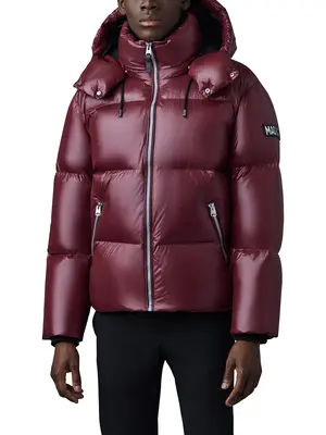 Mackage Mackage Kent Water Repellent Down Puffer Jacket Garnet
