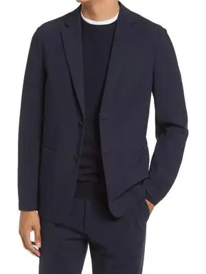 Theory Clinton Precision Ponte Knit Blazer - Baltic