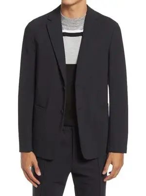 Theory Clinton Precision Ponte Knit Blazer - Black