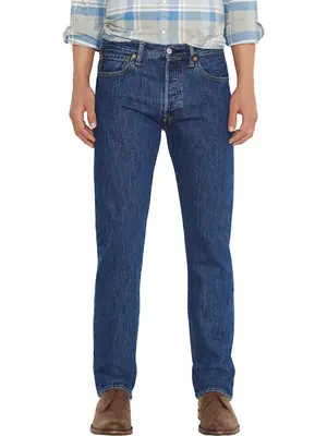 LEVI'S Premium 501® Original Straight Leg Jeans Stonewash