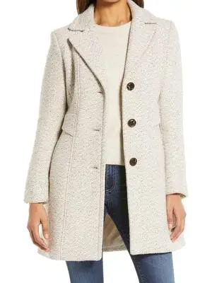 Gallery A-line Coat - Oatmeal