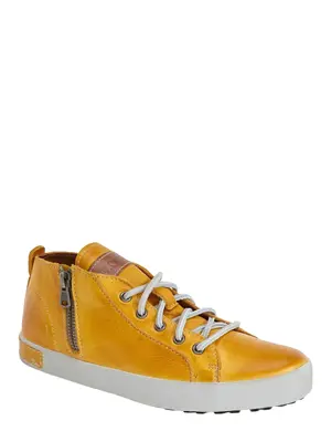 Blackstone Mid-Cut Leather Sneaker Butterscotch