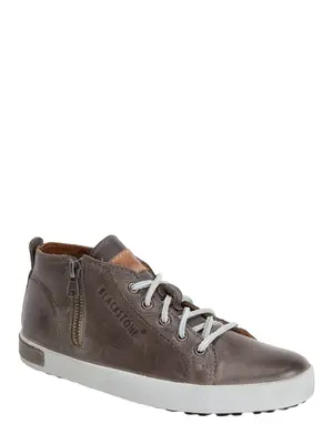 Blackstone Mid-Cut Leather Sneaker Charcoal