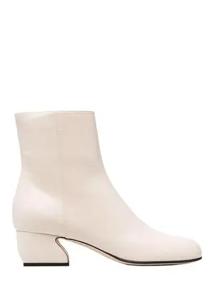 SERGIO ROSSI Block-heel Ankle Boots - Neutrals