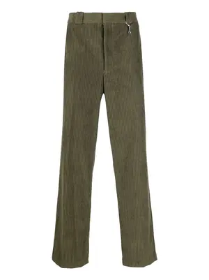 Helmut Lang Corduroy Straight-leg Trousers - Green