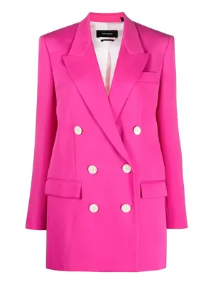 Isabel Marant Double-breasted Blazer - Pink