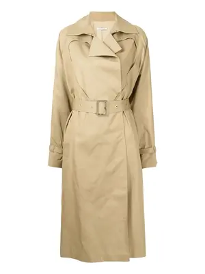 BOYAROVSKAYA Heart-cut Trench Coat - Brown