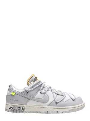 Nike X Off White Dunk Low Lot 49 Sneakers - Grey