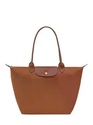 Longchamp Le Pliage Folding Tote - Brown