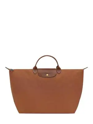 Longchamp Large Le Pliage Folding Travel Bag - Brown