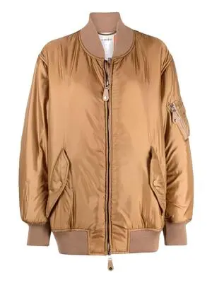 Stella McCartney Padded Bomber Jacket - Neutrals
