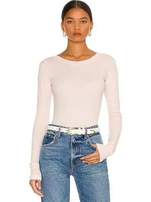 Lamade Long Sleeve Crew Neck Top - Soft Sand