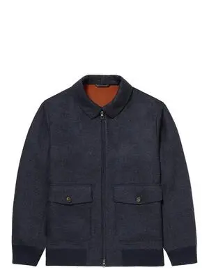 Loro Piana Caldwell Rain System Bomber Jacket - Blue