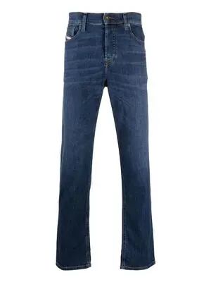 DIESEL® Diesel Whiskered Straight-Leg Jeans