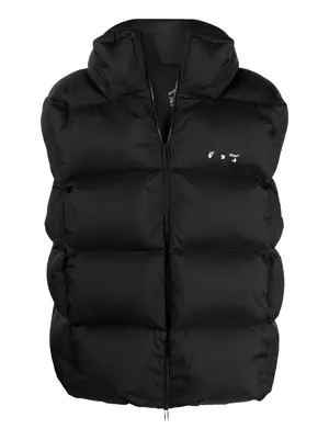 Off-White Logo-print Gilet - Black