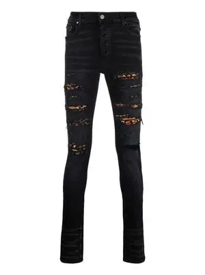 Amiri Mx1 Mid-rise Skinny Jeans - Black
