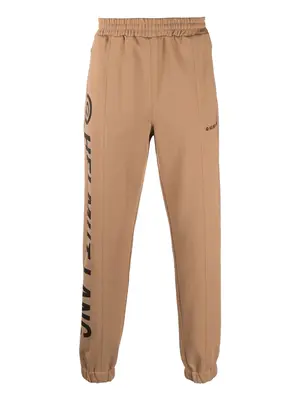 Helmut Lang Logo-print Track Pants - Brown