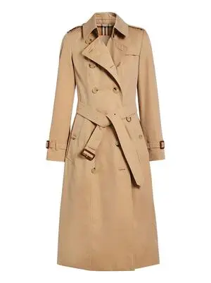 Burberry Chelsea Heritage Long Trench Coat - Neutrals