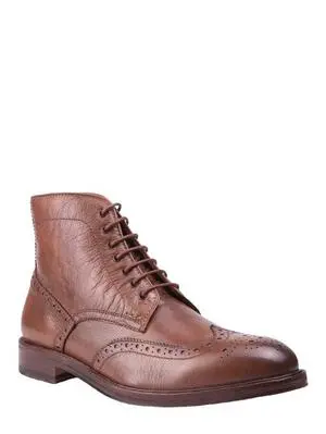 Gordon Rush Sutherland Wingtip Boots - Cognac
