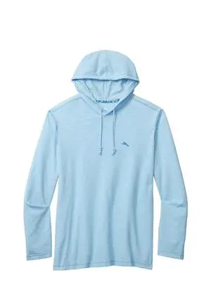 Tommy Bahama Bali Beach Pullover Hoodie Blue Curacao