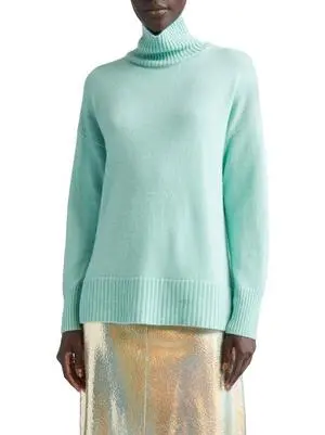 Lafayette 148 New York Mélange Cashmere Sweater - Aurora Green