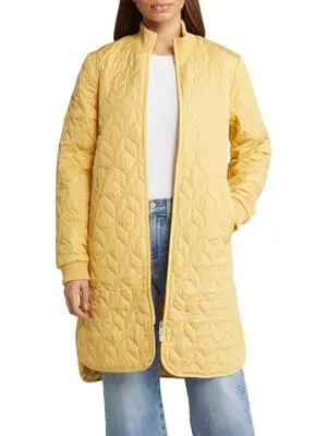 ILSE JACOBSEN Long Quilted Jacket - Marigold