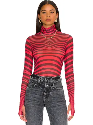 AFRM AFRM Zadie Top Rouge Wave