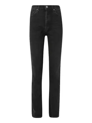 GOLDSIGN Lawler High-rise Slim-leg Jeans - Black